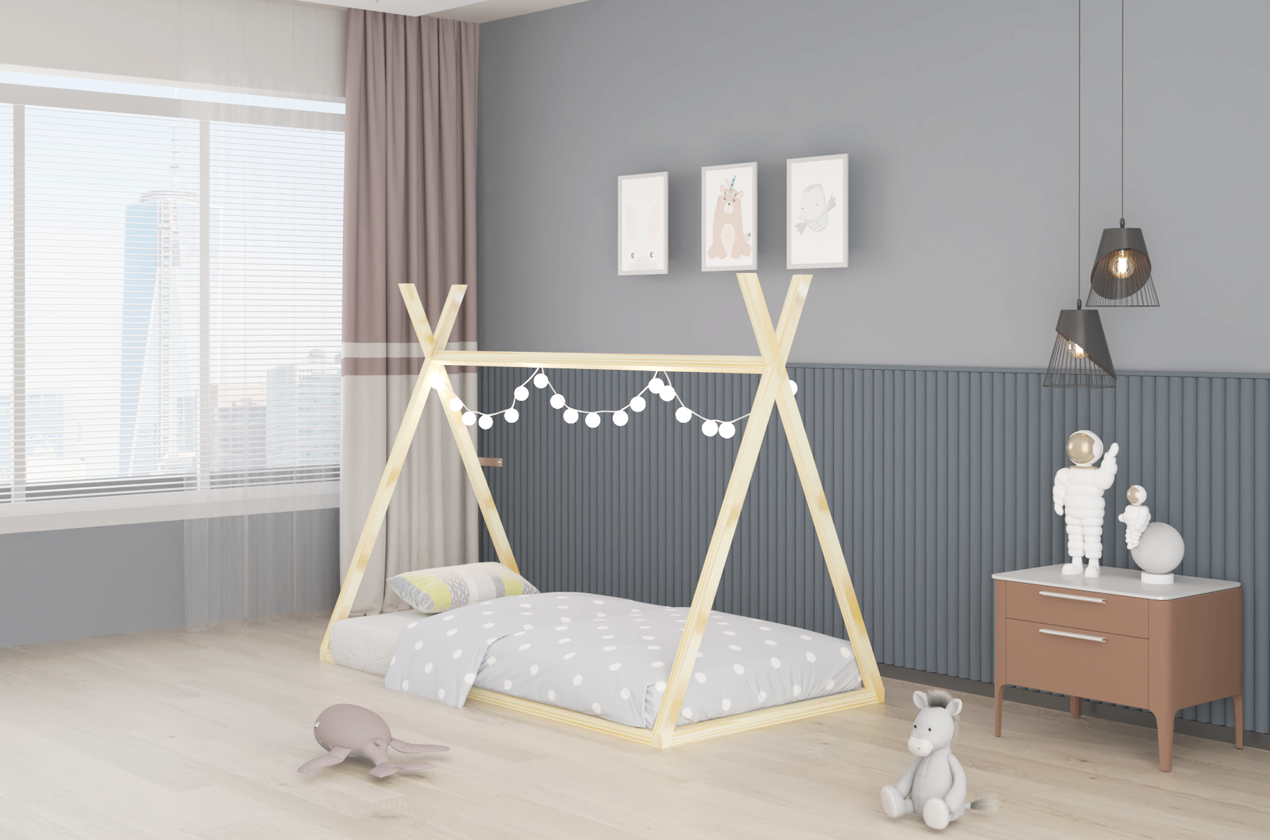 Mateo Teepee Toddler Bed | Custom Kids Furniture